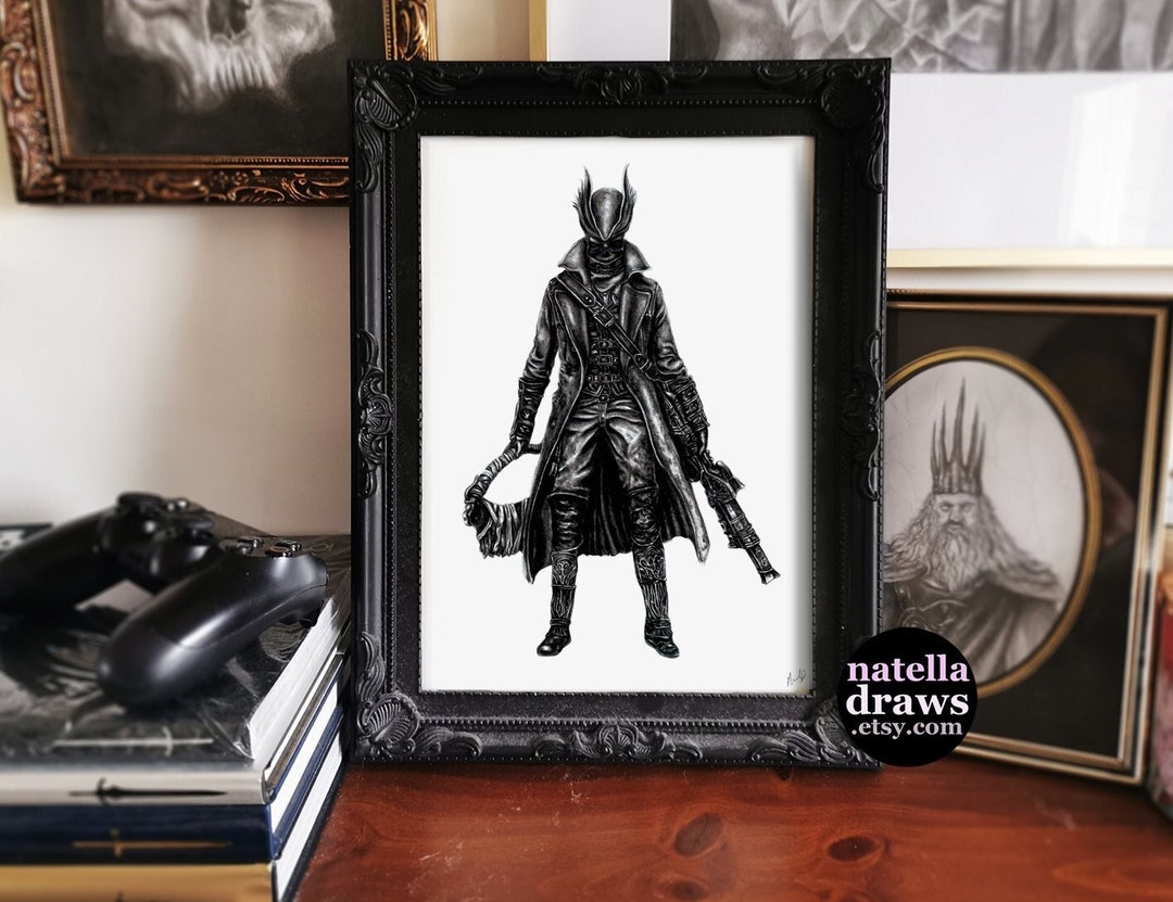 Bloodborne Hunter Art Print, Bloodborne Poster, Bloodborne Print - Etsy