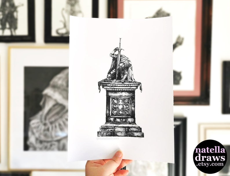 Beheading Knight, Basin of Vows, Lothric Knight Dark Souls 3 Art Print ...