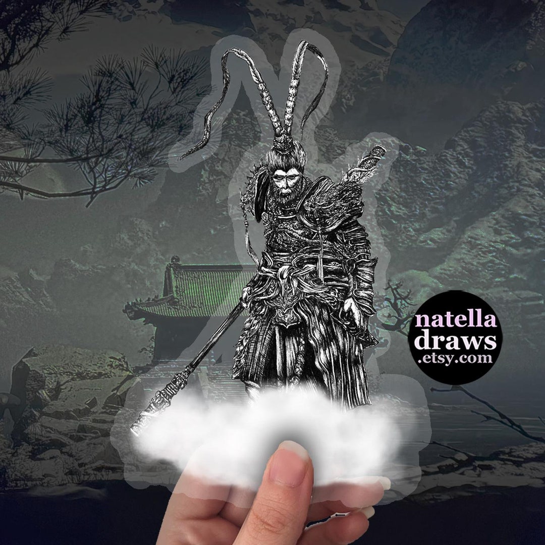 Black Myth Wukong Sticker, Sun Wukong Sticker - Etsy