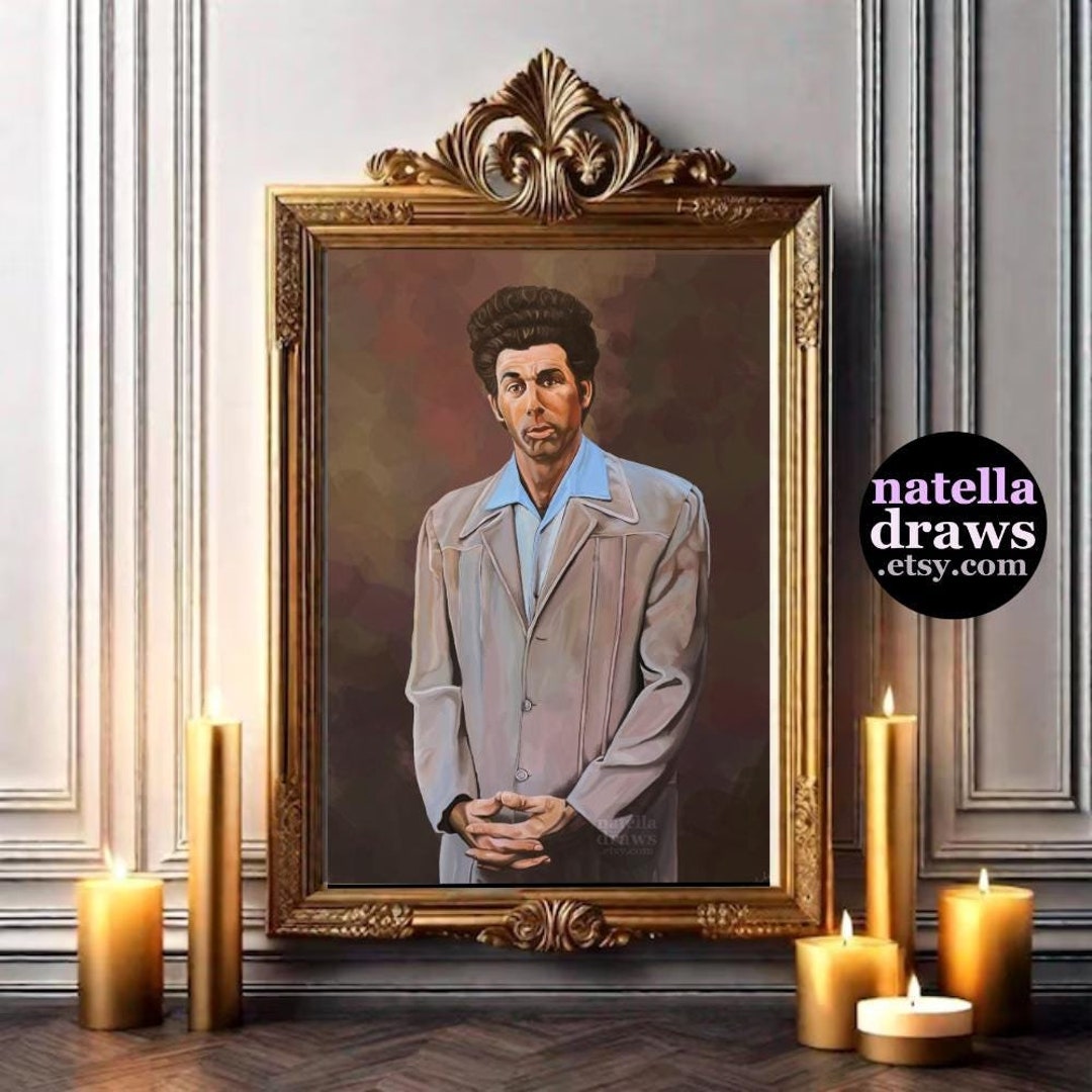 Seinfeld Cosmo Kramer 'the Kramer' Poster, Seinfeld Art Poster - Etsy