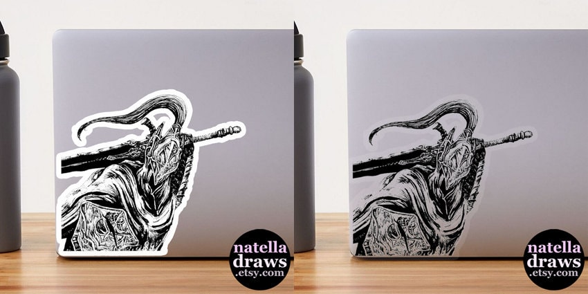 Artorias Sticker Dark Souls Sticker Artorias of the Abyss - Etsy