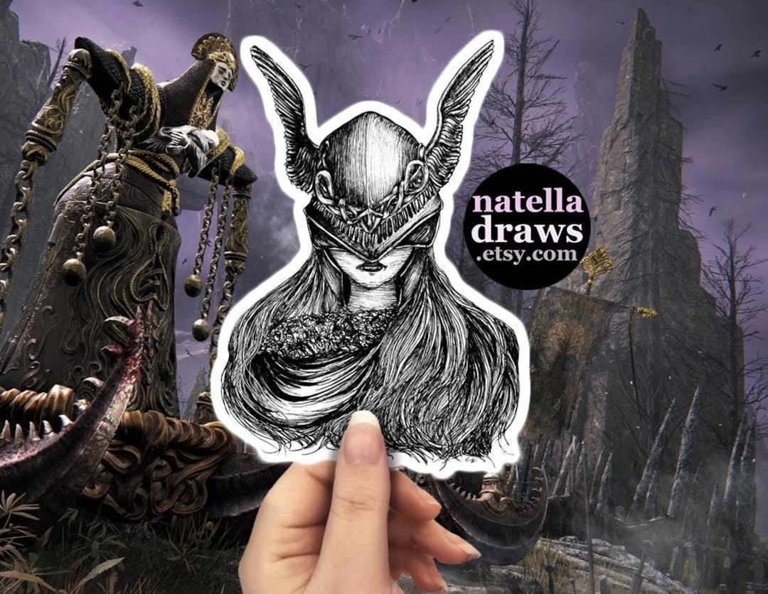 Malenia Blade of Miquella Sticker, Elden Ring Car Decal - Etsy
