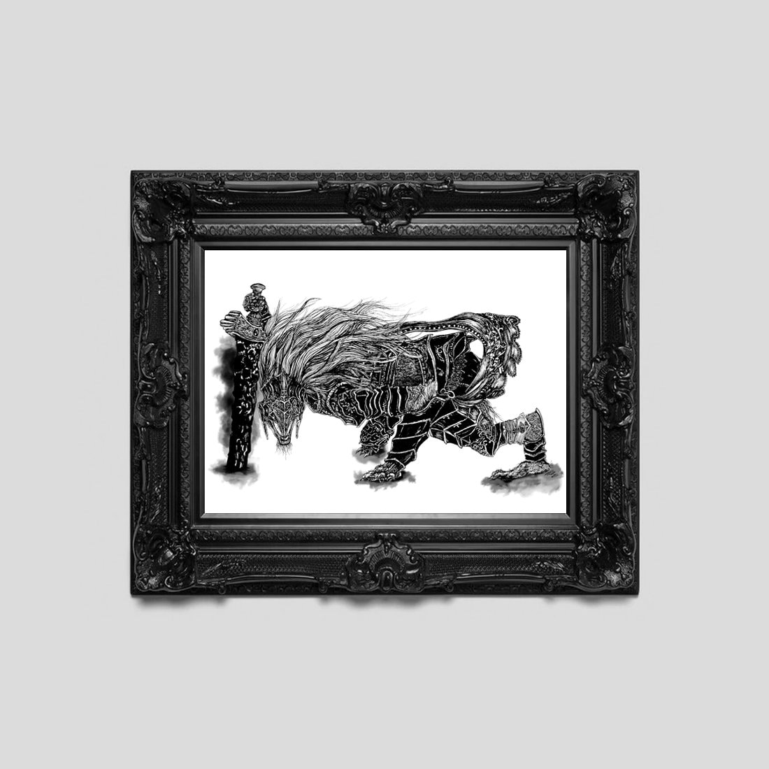 Elden Ring Maliketh the Black Blade Art Print, Elden Ring Poster - Etsy