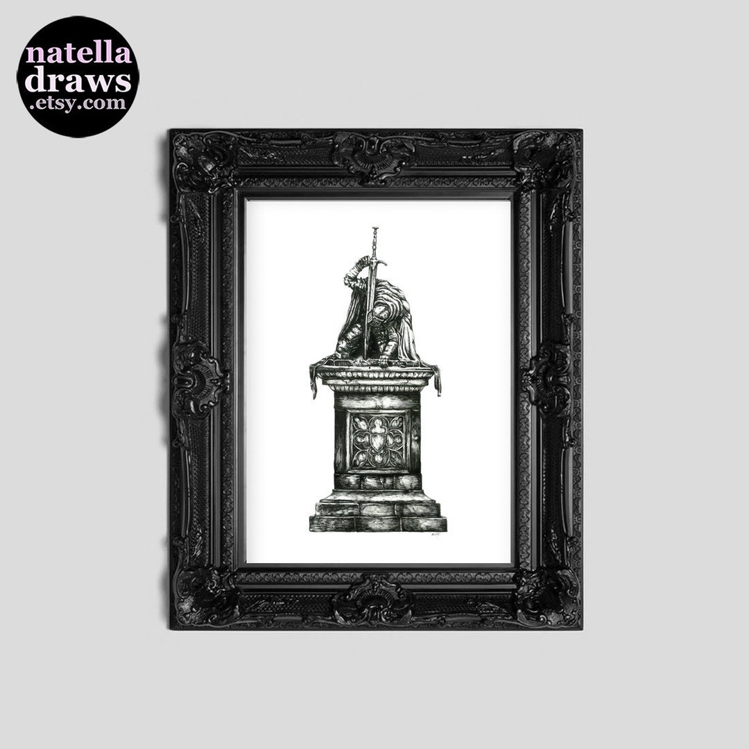 Beheading Knight, Basin of Vows, Lothric Knight Dark Souls 3 Art Print ...