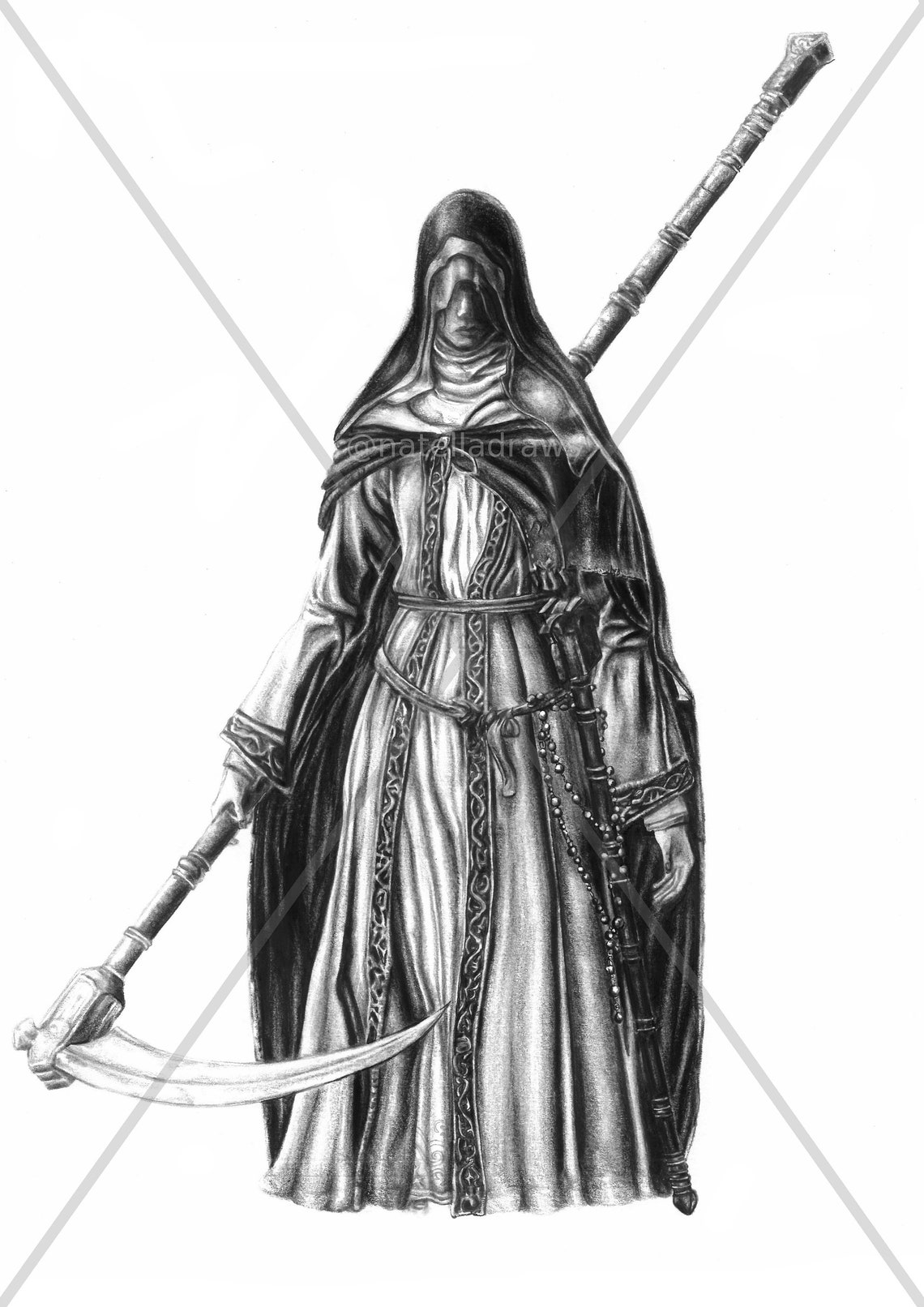Sister Friede Dark Souls 3 Art Print, Gothic Videogame Poster - Etsy