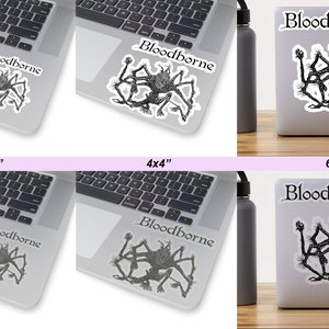 Bloodborne Sticker Pack, Amygdala Great Ones Sticker & Text, Bloodborne ...