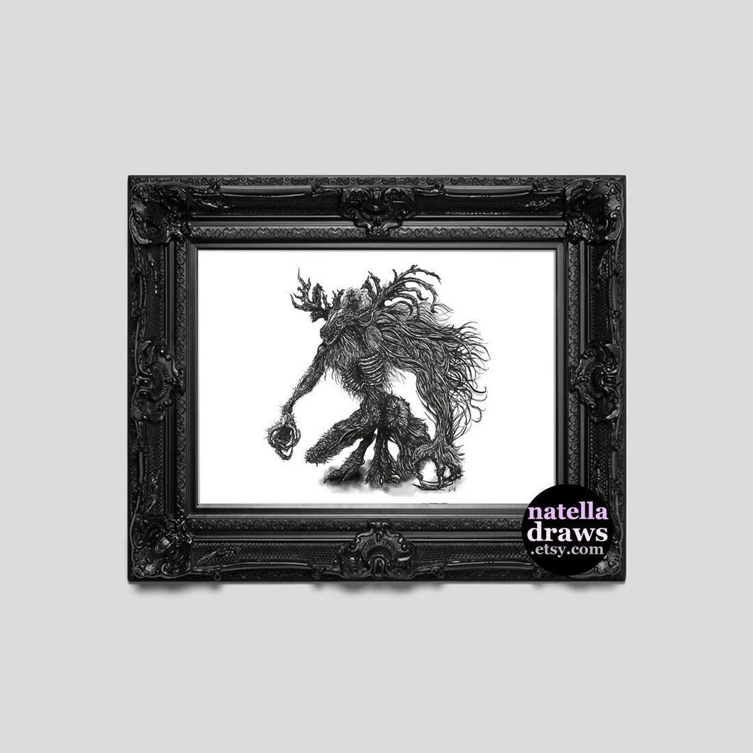 Bloodborne Cleric Beast Art Print Bloodborne Poster - Etsy