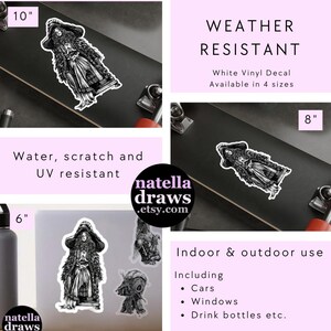 Elden Ring Ranni the Witch Sticker, Elden Ring Sticker Car Decal ...