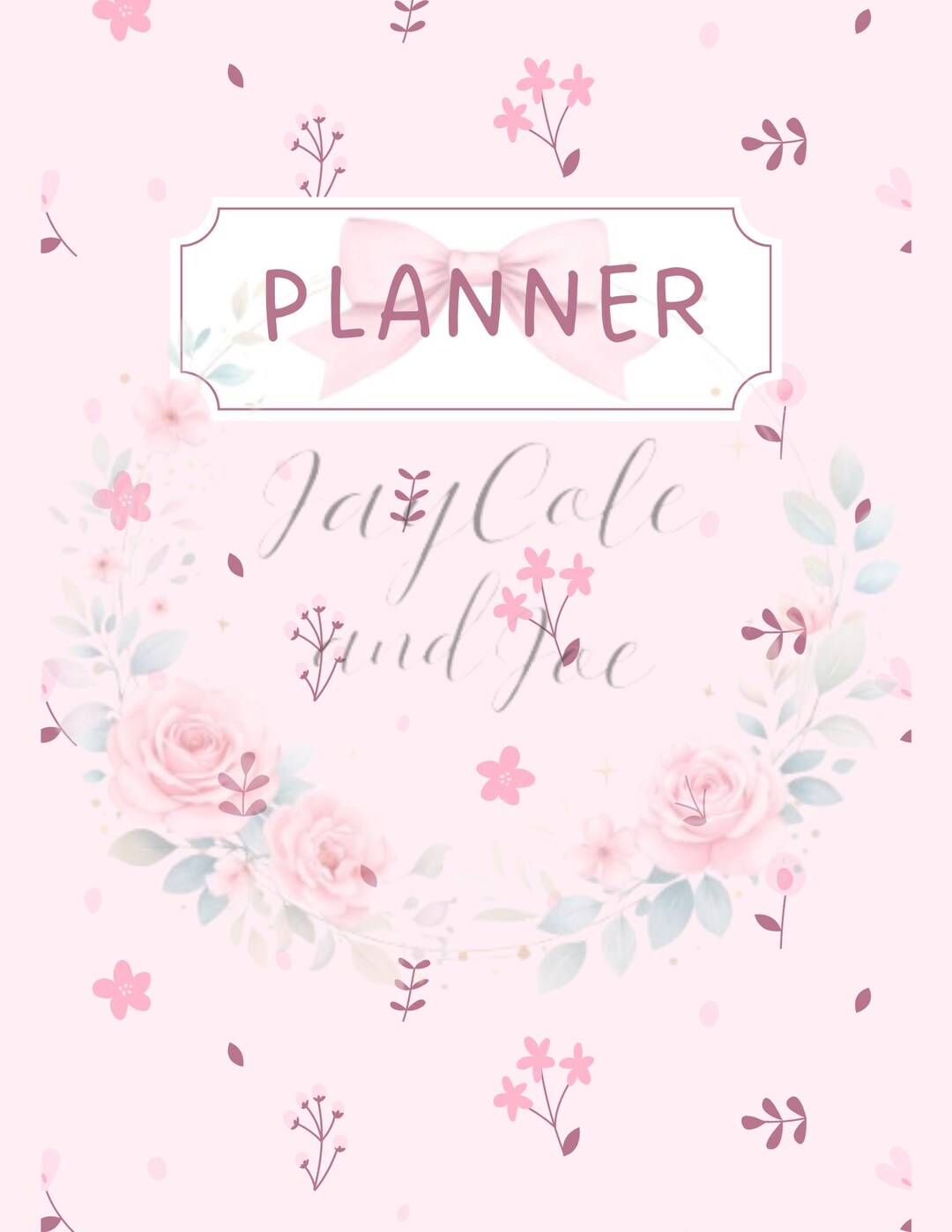 Pink Weekly Planner Printable | Minimal, Undated (digital Download) - Etsy