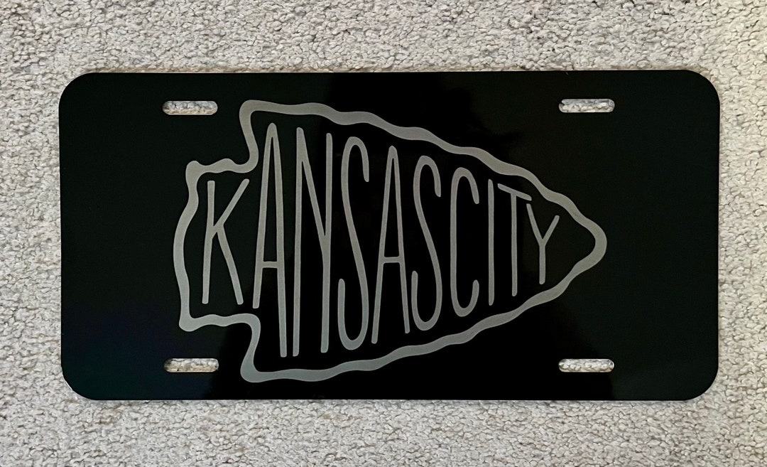 Kansas City Black Car Tag - Etsy