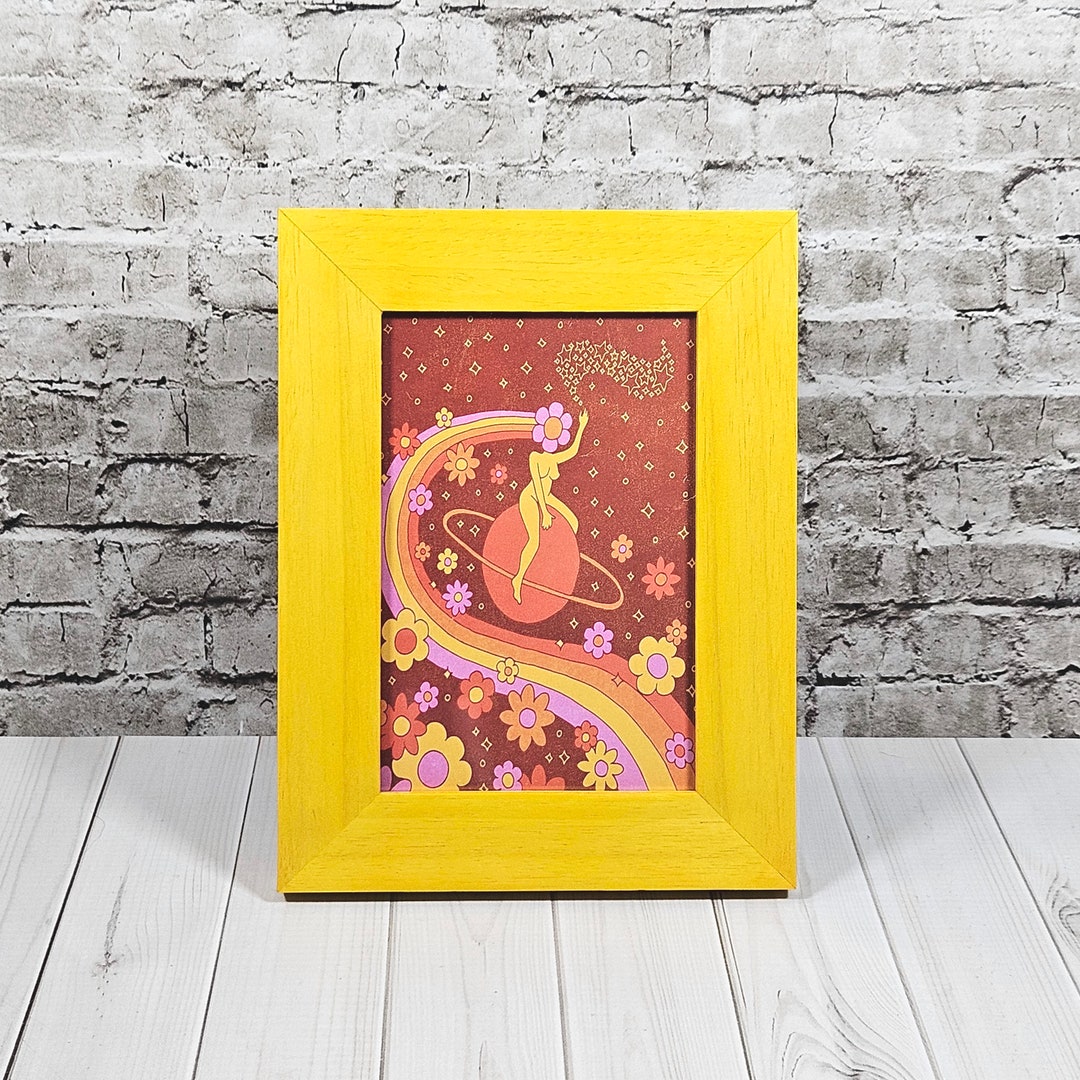 Yellow Picture Frame - Custom Sizes - Etsy