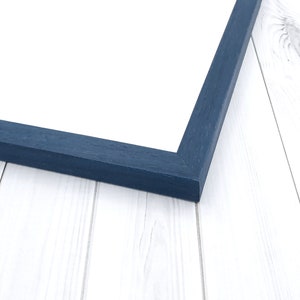 Thin Navy Blue Frame - Custom Sizes - Etsy