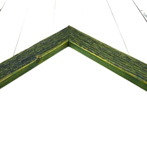 Rustic Green Barnwood Picture Frame - Custom Sizes - Etsy