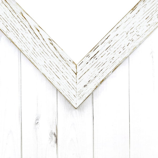 Rustic White Frame - Etsy