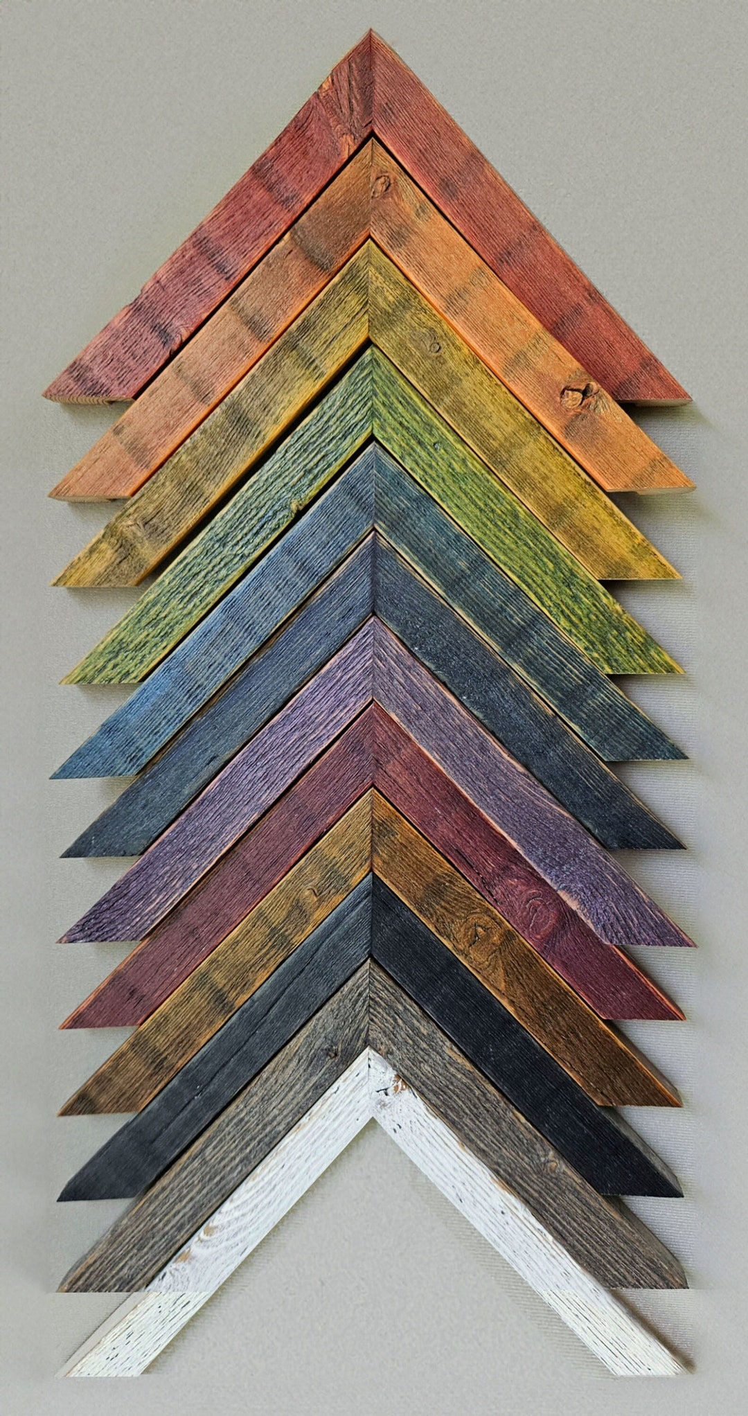 Red Barnwood Picture Frame - Rustic Gallery Wall - Custom Framing ...