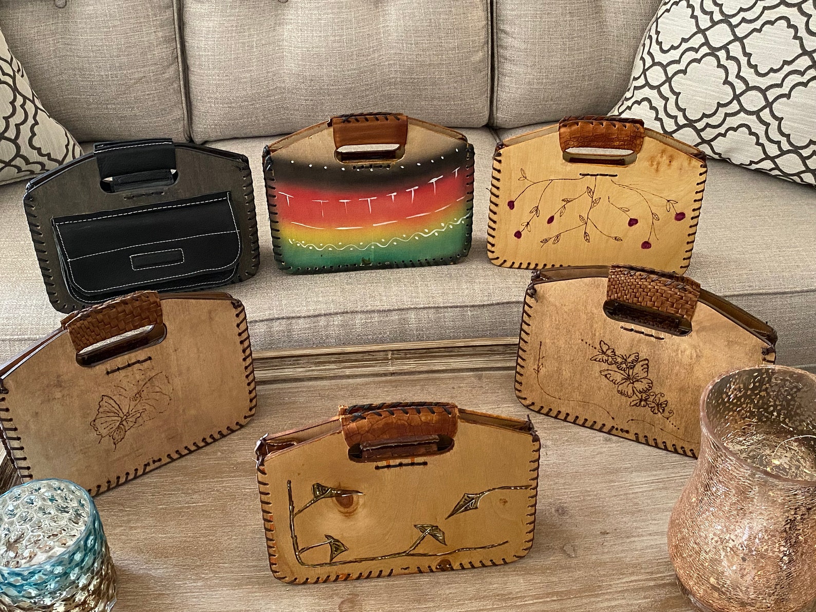 One of A Kind - Hand Made Wood Clutch - Etsy