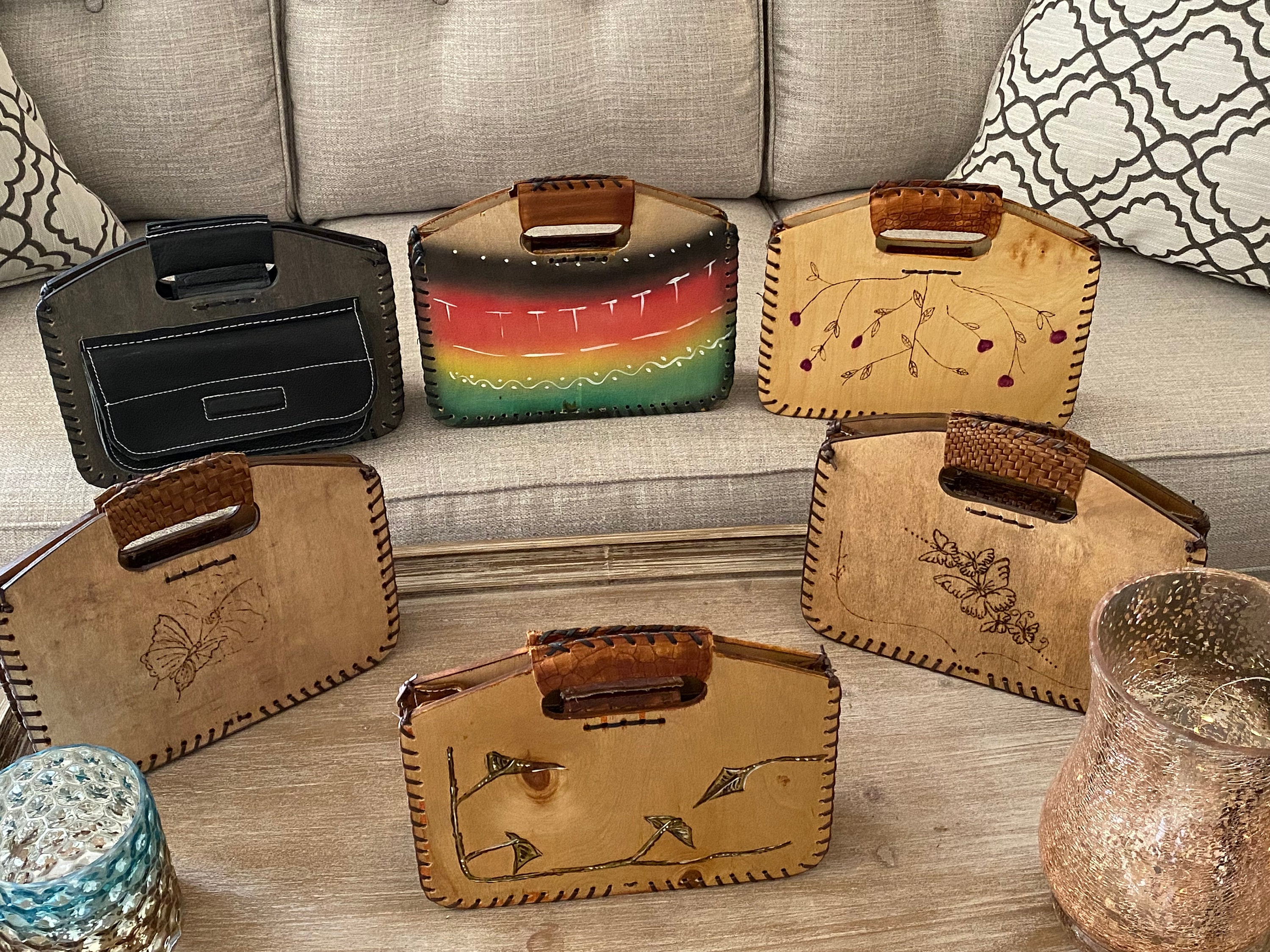 One of A Kind - Hand Made Wood Clutch - Etsy