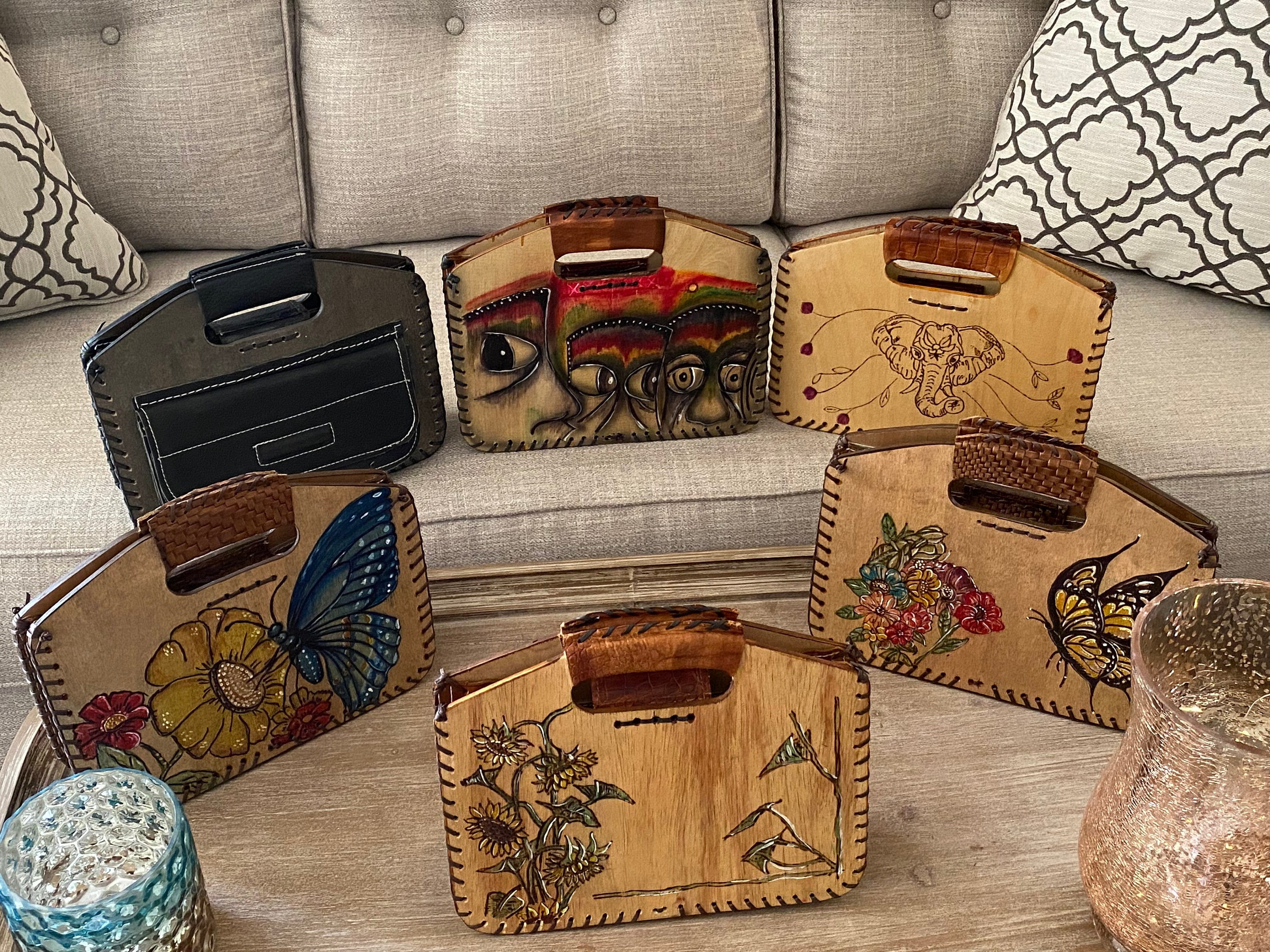 One of A Kind - Hand Made Wood Clutch - Etsy