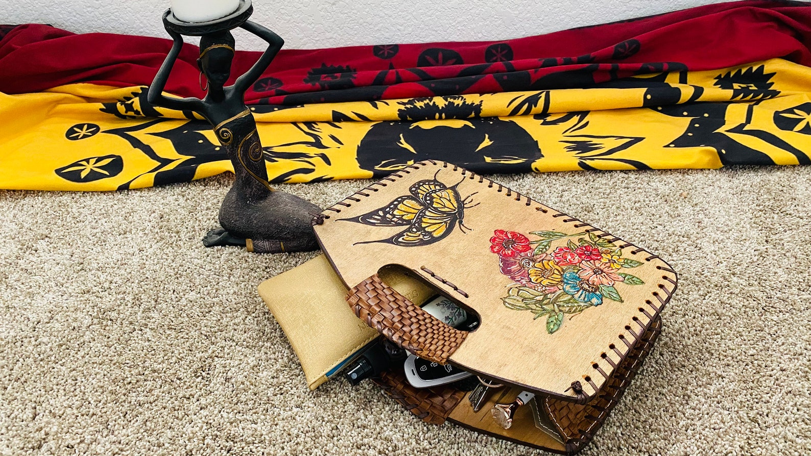 One of A Kind - Hand Made Wood Clutch - Etsy