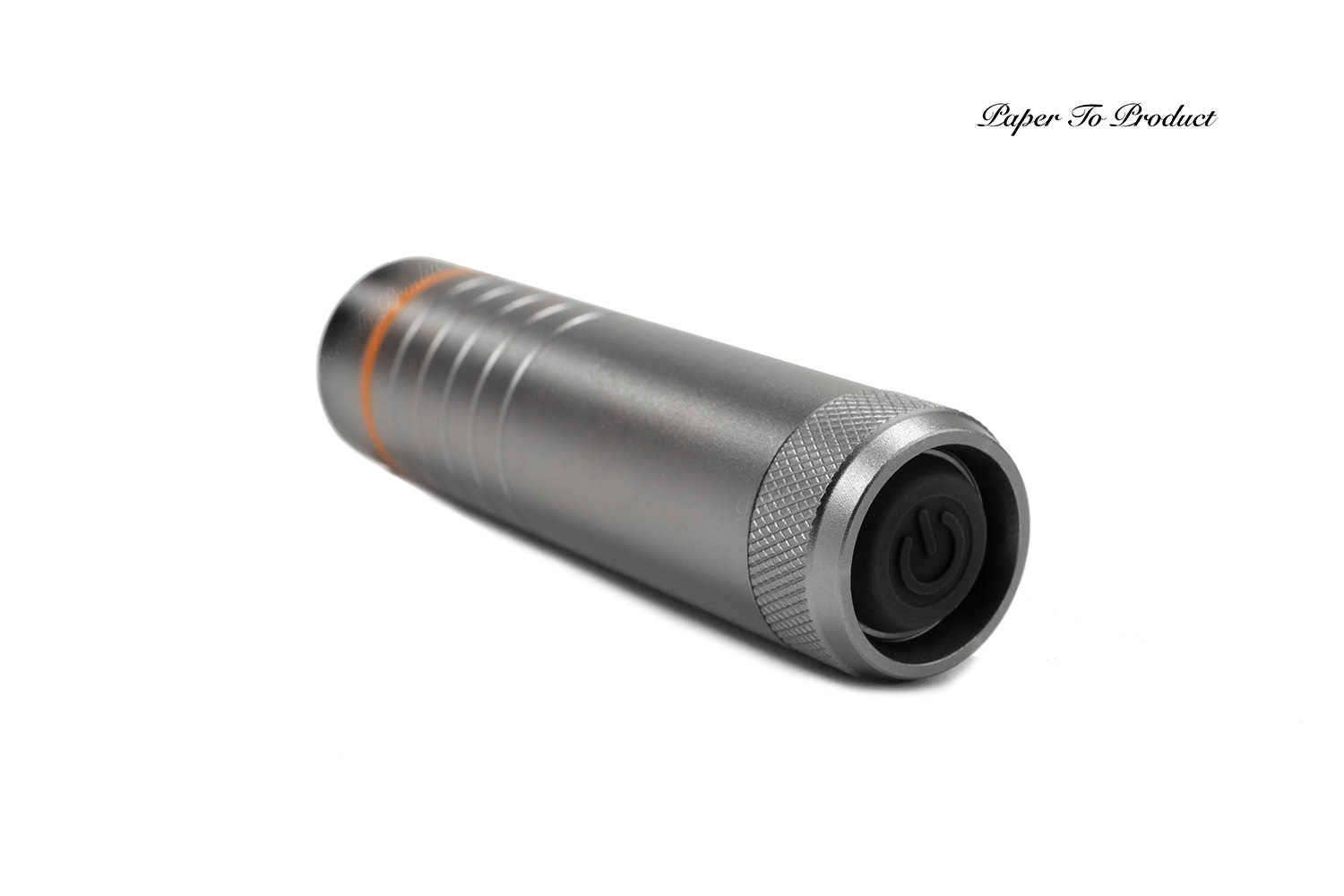 Metal Tactical Flashlight High Powered Very Bright LED (gunmetal ...