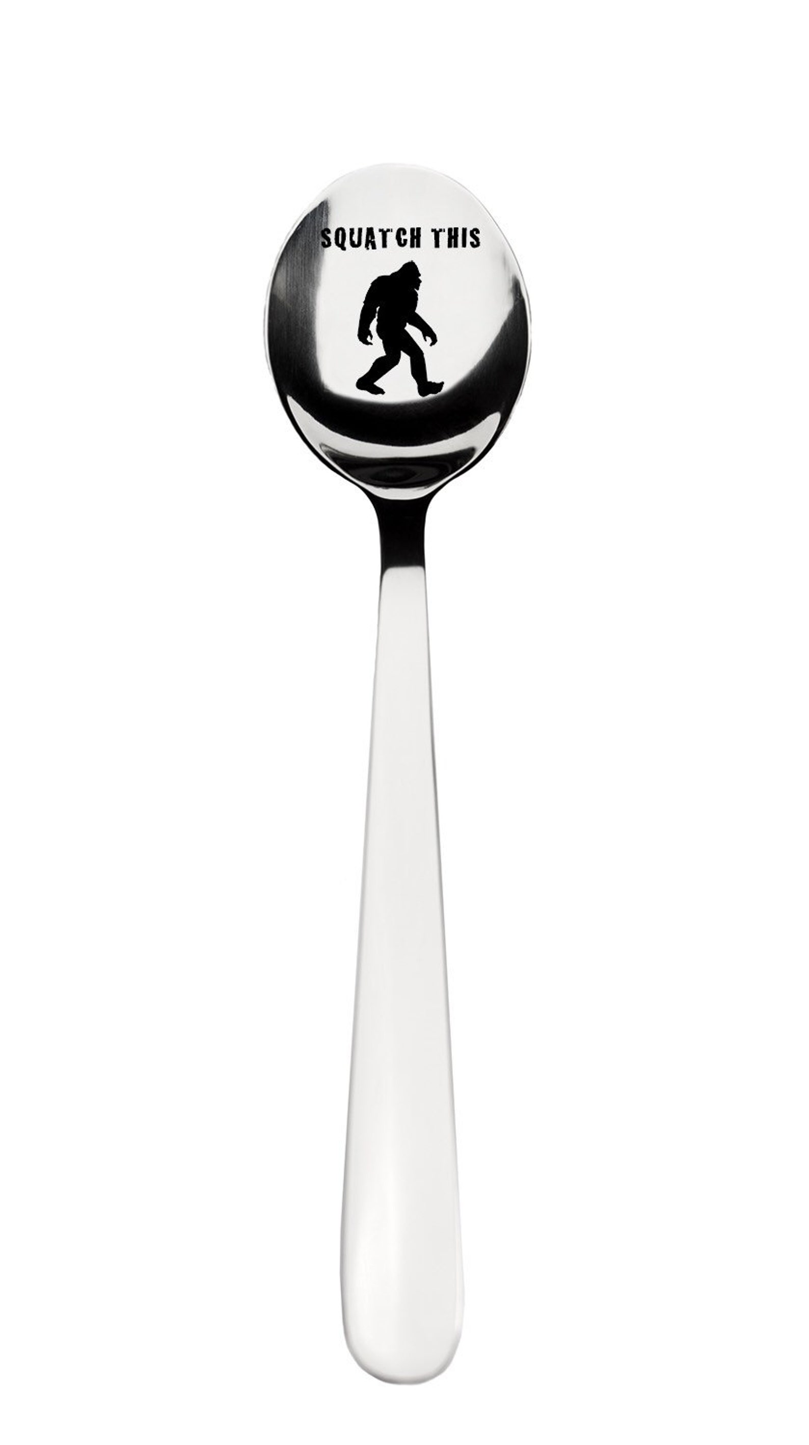 Spoon Custom Engraved Squatch // Sasquatch, Big Foot, Yeti or Whatever ...