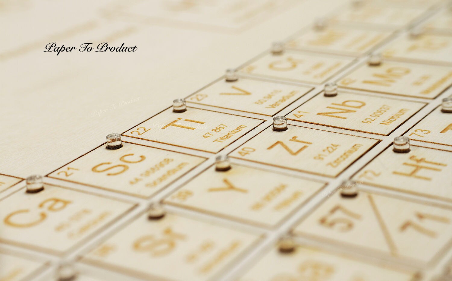 Periodic Table of Charts Laser Cut Engraved Teach Education - Etsy Canada