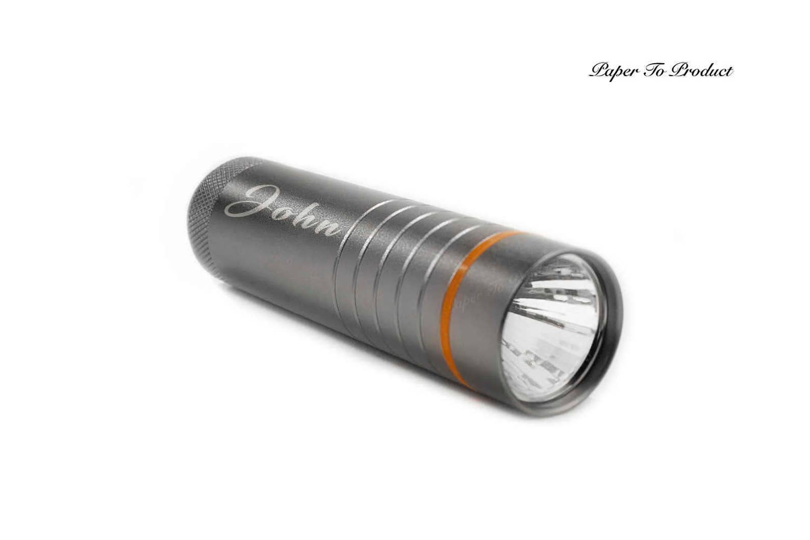 Metal Tactical Flashlight High Powered Very Bright LED (gunmetal ...
