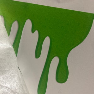 Large Slime Stickers and Borders for Ghostbusters or Sci-fi Decorating ...