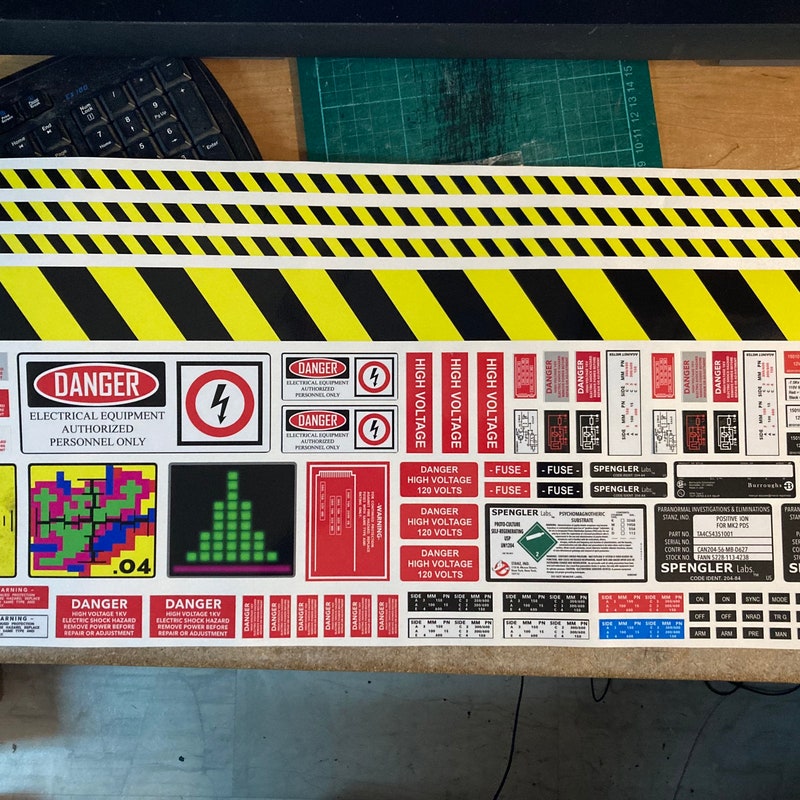 Equipment Stickers - Etsy