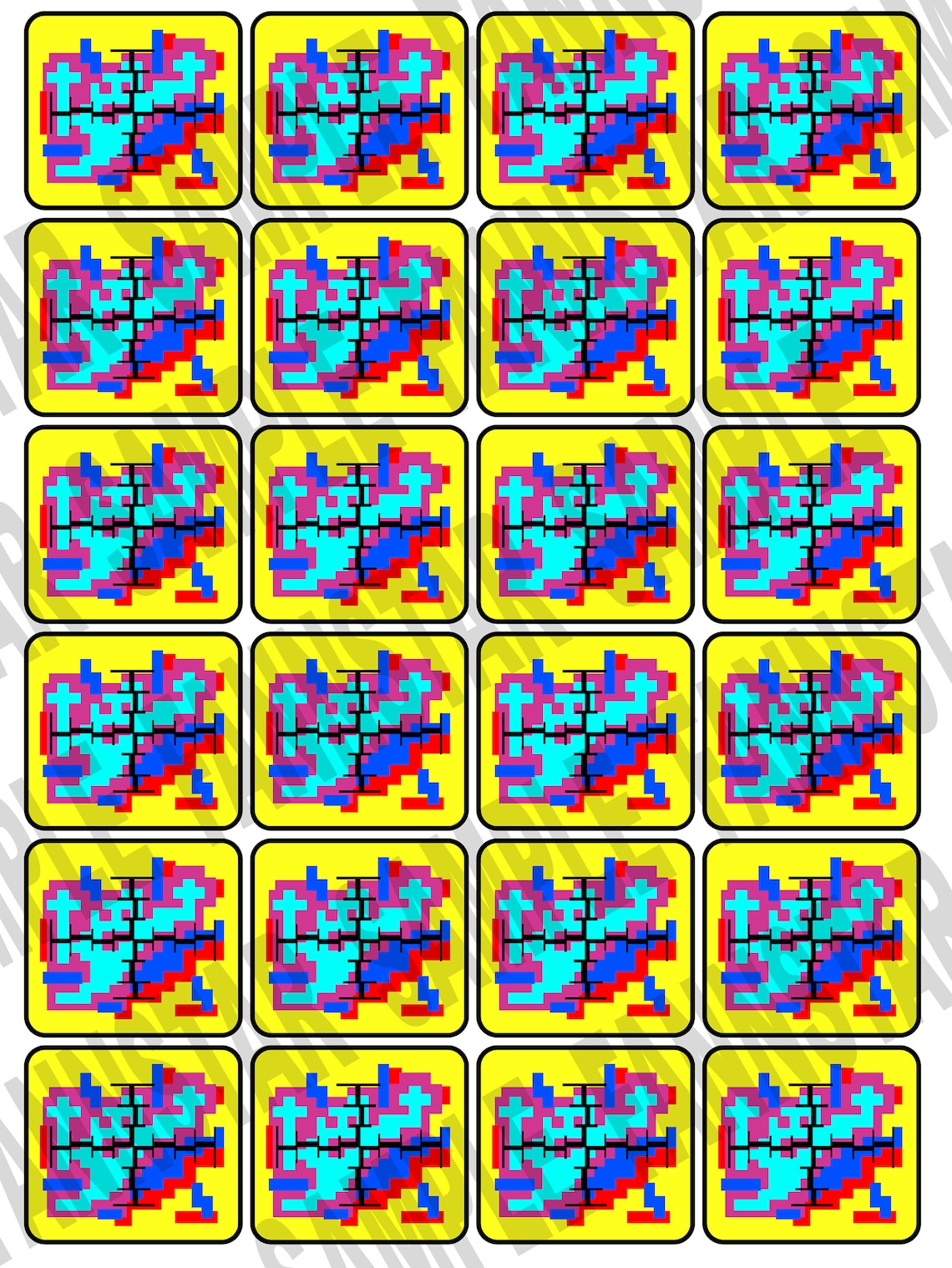 Ghostbusters Inspired Ghost Scan Sticker Pack - Etsy