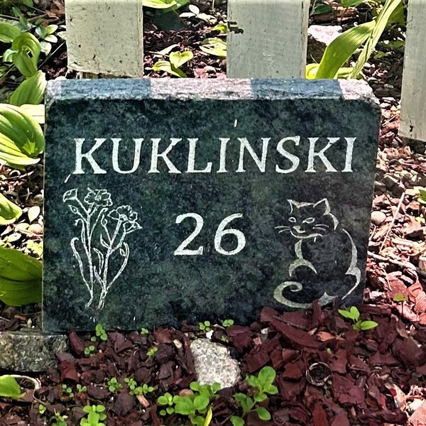 Address Stone - Etsy