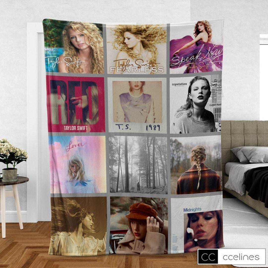 Eras Tour Blanket, Taylor Quilt, Christmas Gift for Her, Midnight 1989 ...
