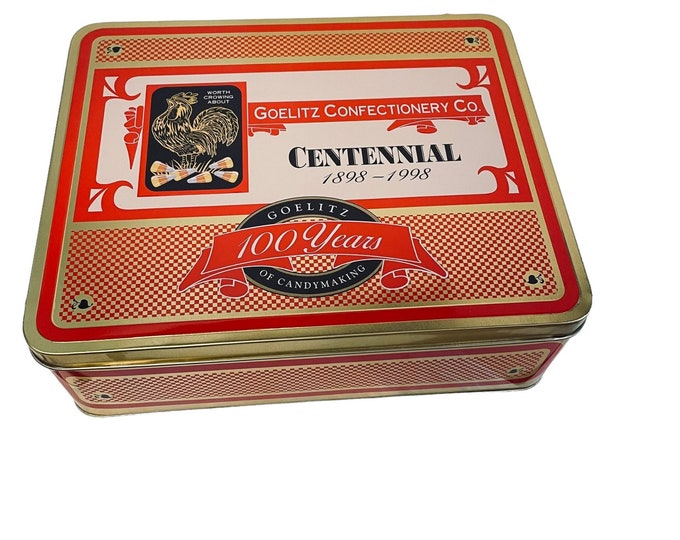 Vintage 1960's Special Centennial Edition GOELITZ Confectionary Candy ...