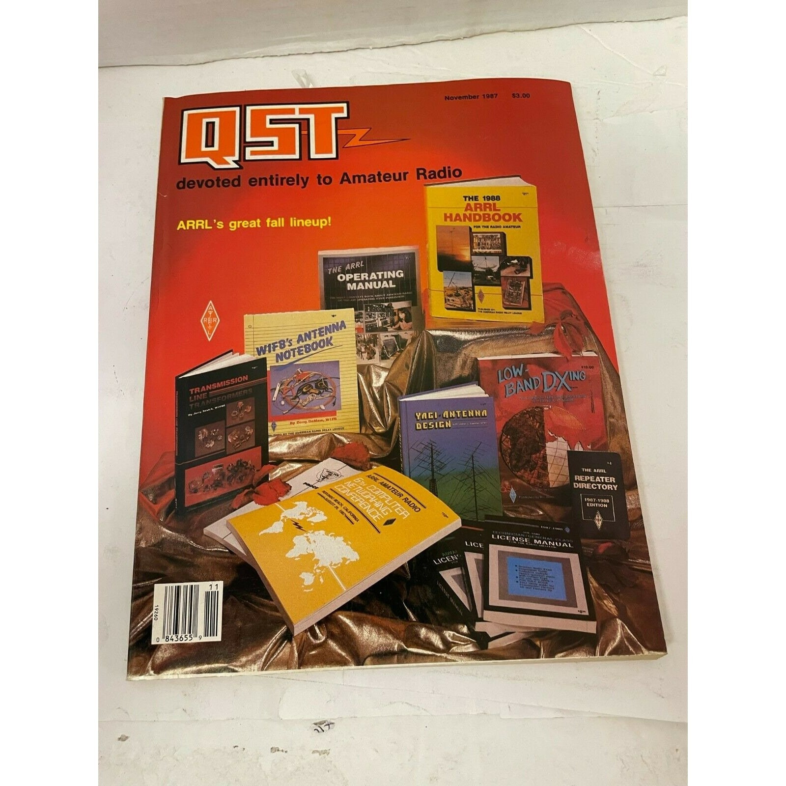 Vintage QST Magazine November 1987 Yaesu FT-109RH Kenwood TH-31BT Ham ...