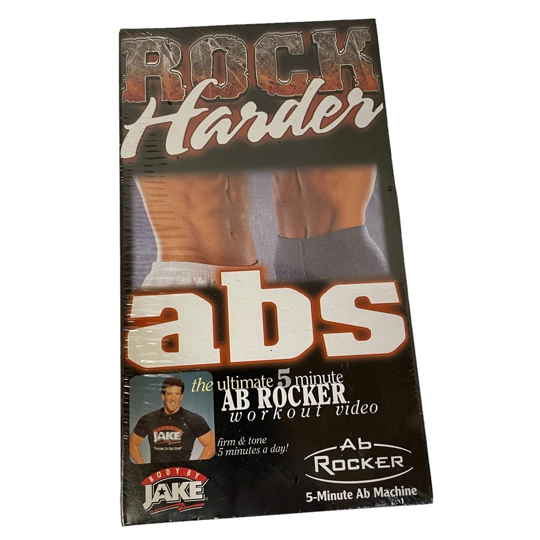 Vintage Rock Harder Abs the Ultimate 5 Minute Ab Rocker Workout VHS ...