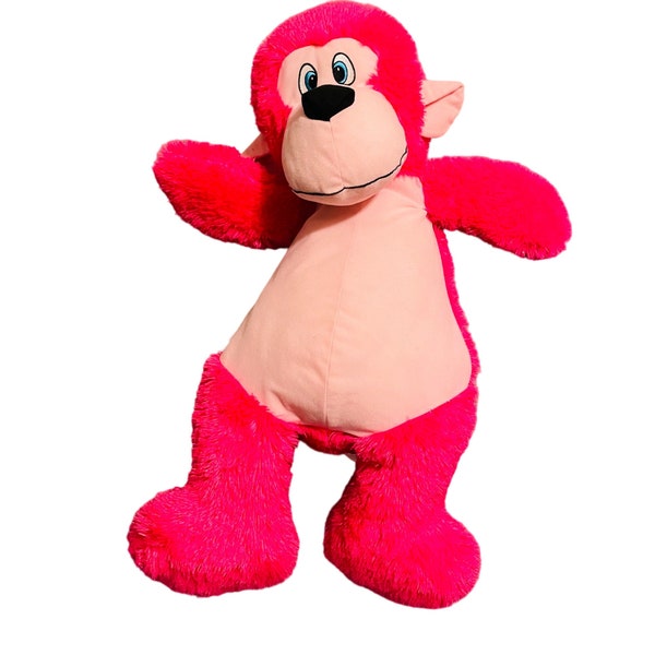 Pink Monkey Plush - Etsy