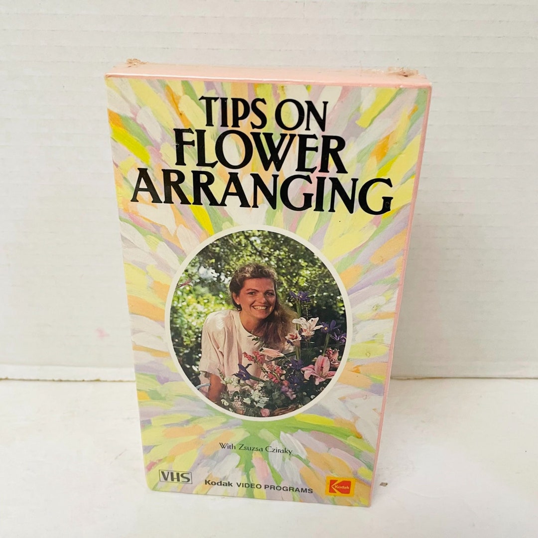Vintage Zsuzsa Cziraky VHS Video Tips on Flower Arranging Pink 1988 - Etsy