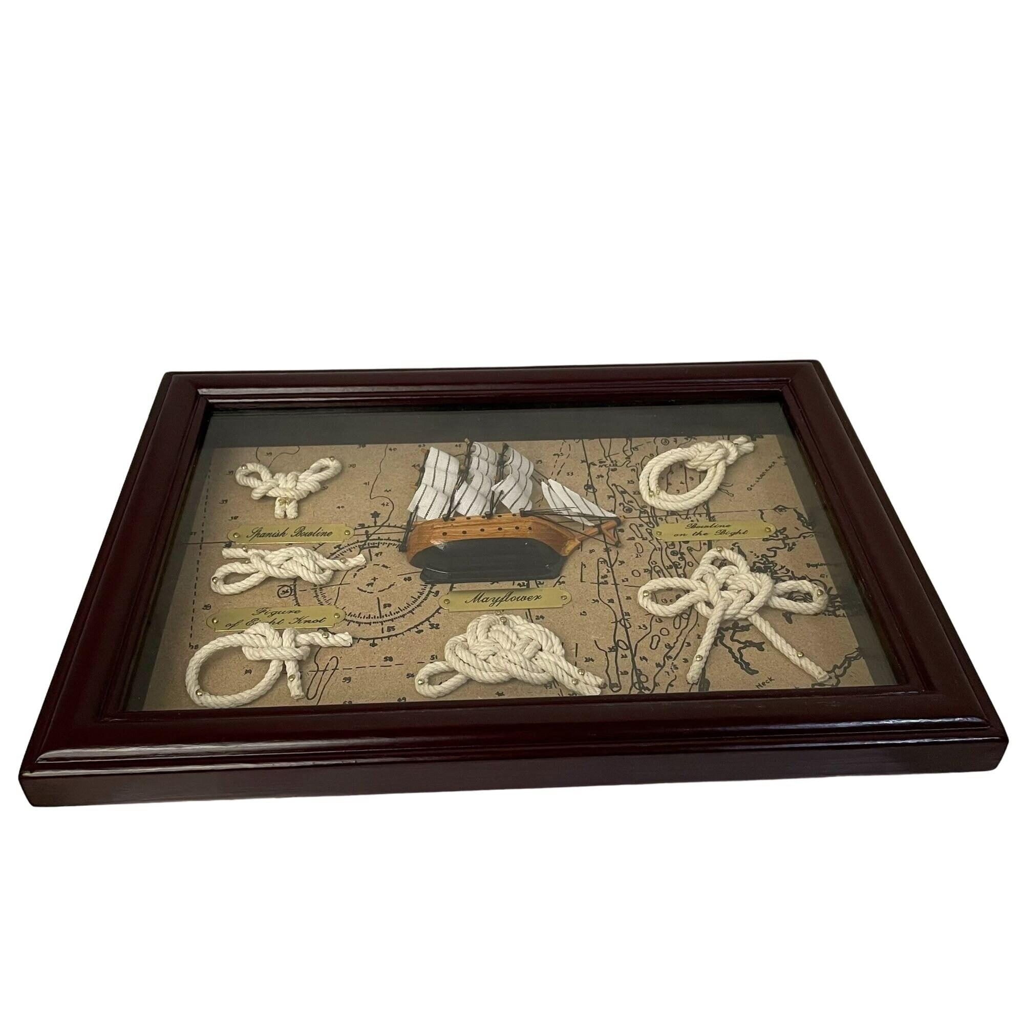 Vintage Heritage Mint Nautical Sailors Knots & Rope Mayflower - Etsy