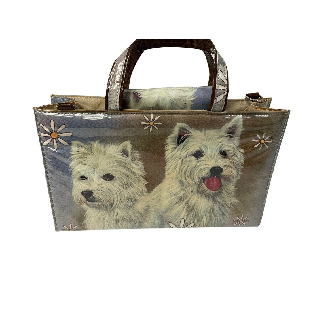 Scottie Dog Tote Bag Purse Handbag Photo of 2 Dogs 11 1/2" X 7" X 3" - Etsy