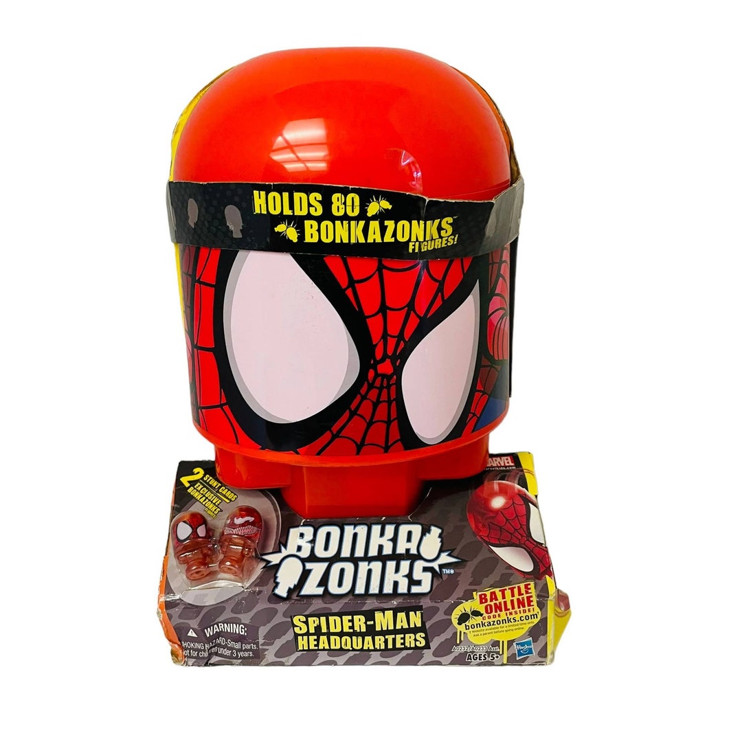 Bonkazonks Marvel Spiderman Headquarter Hasbro Storage Case Action Toy ...