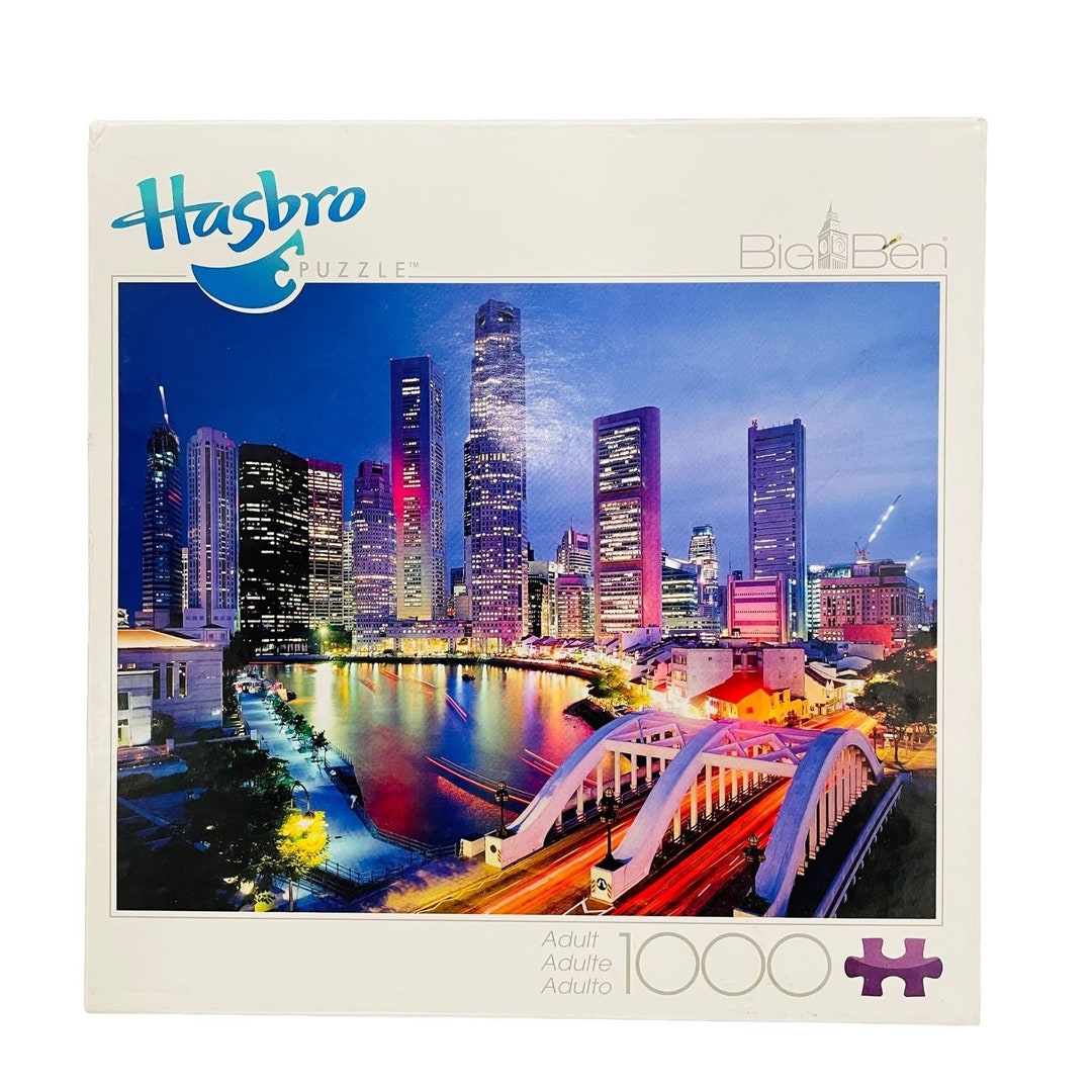 Big Ben Hasbro Adult Collectible 1000 Jigsaw Puzzle New York Multicolor ...