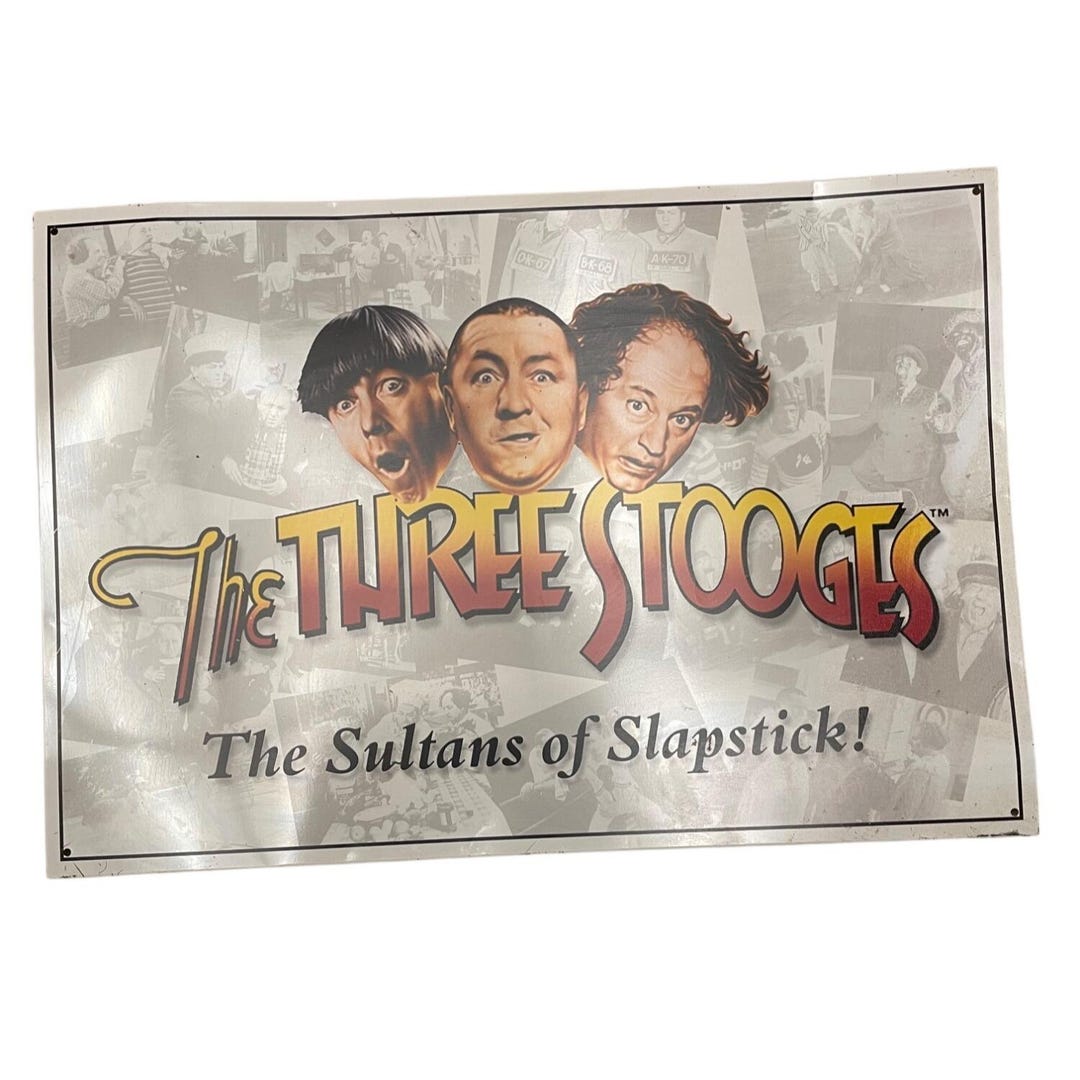 The Three Stooges Metal Sign 1999 Columbia Pictures Comedyii I ...