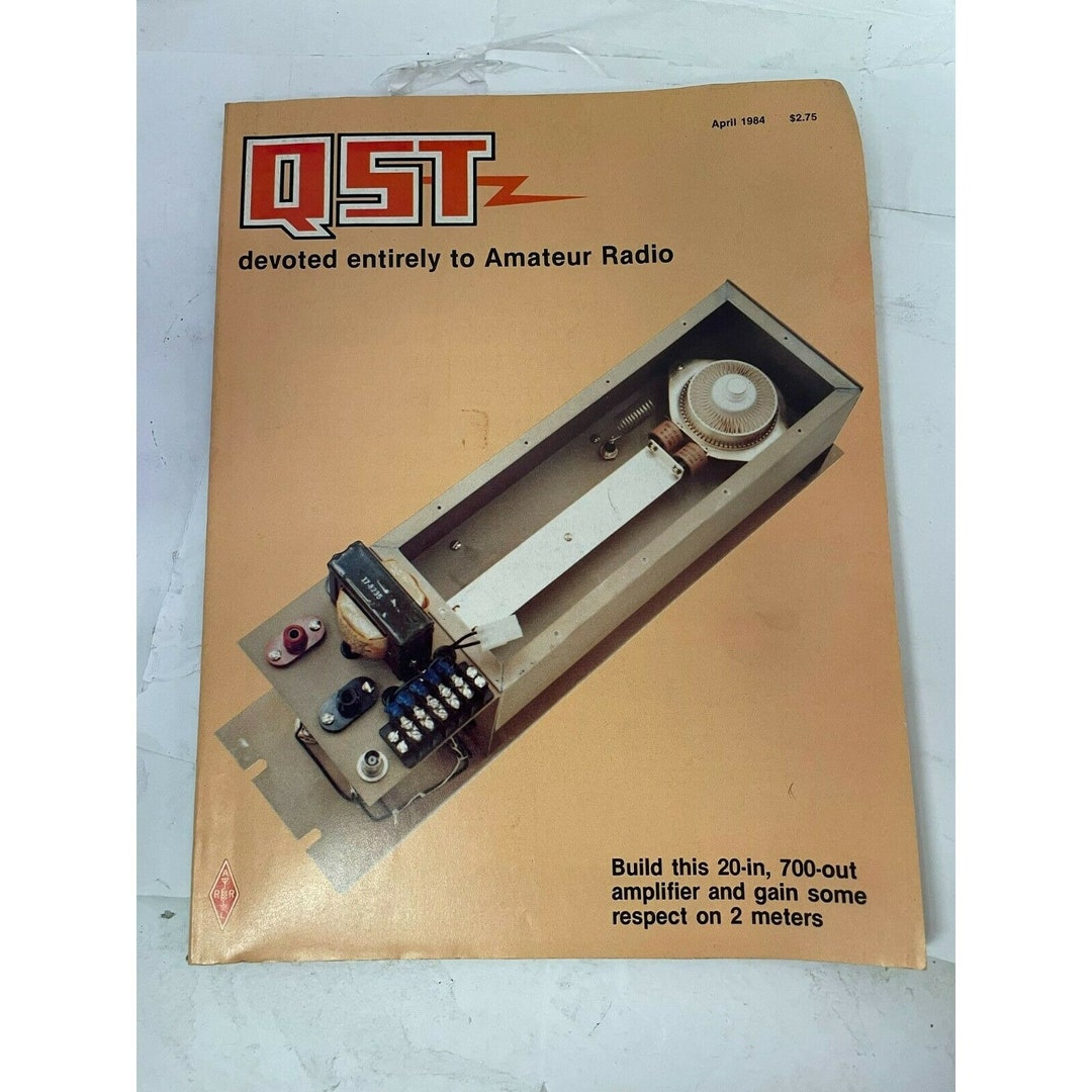 Vintage QST Magazine April 1984 Aea CP-1 Computer Patch Interface Arrl ...