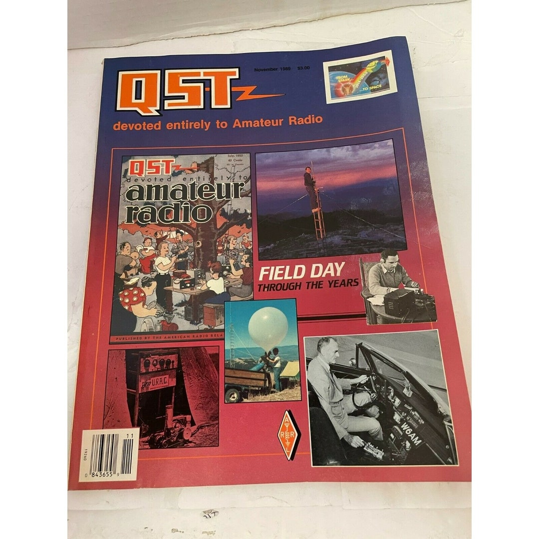 Vintage QST Magazine November 1989 CQ Field Day History Henry Arrl HAM ...