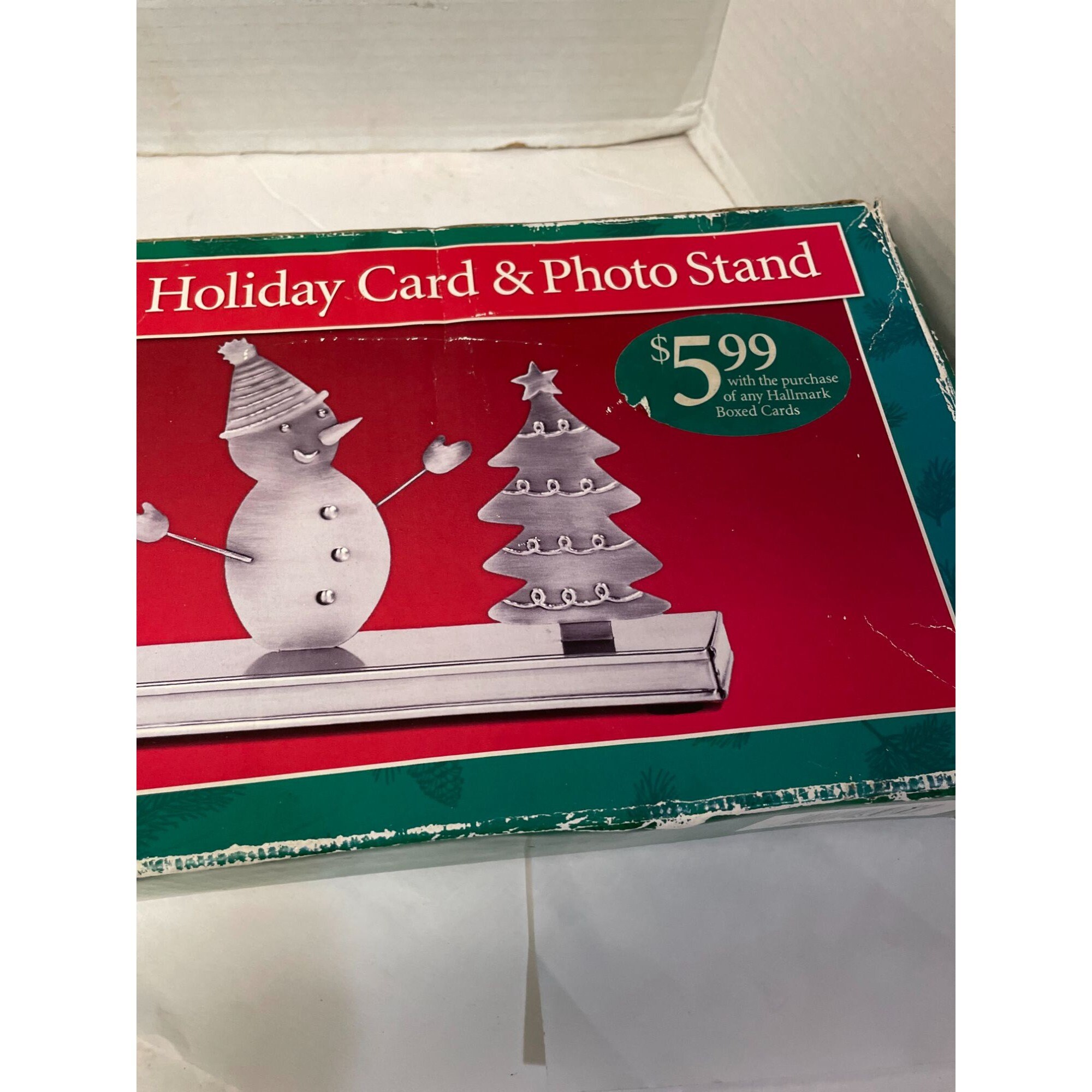 Hallmark Holiday Card Photo Stand Tree Showman Display Your - Etsy