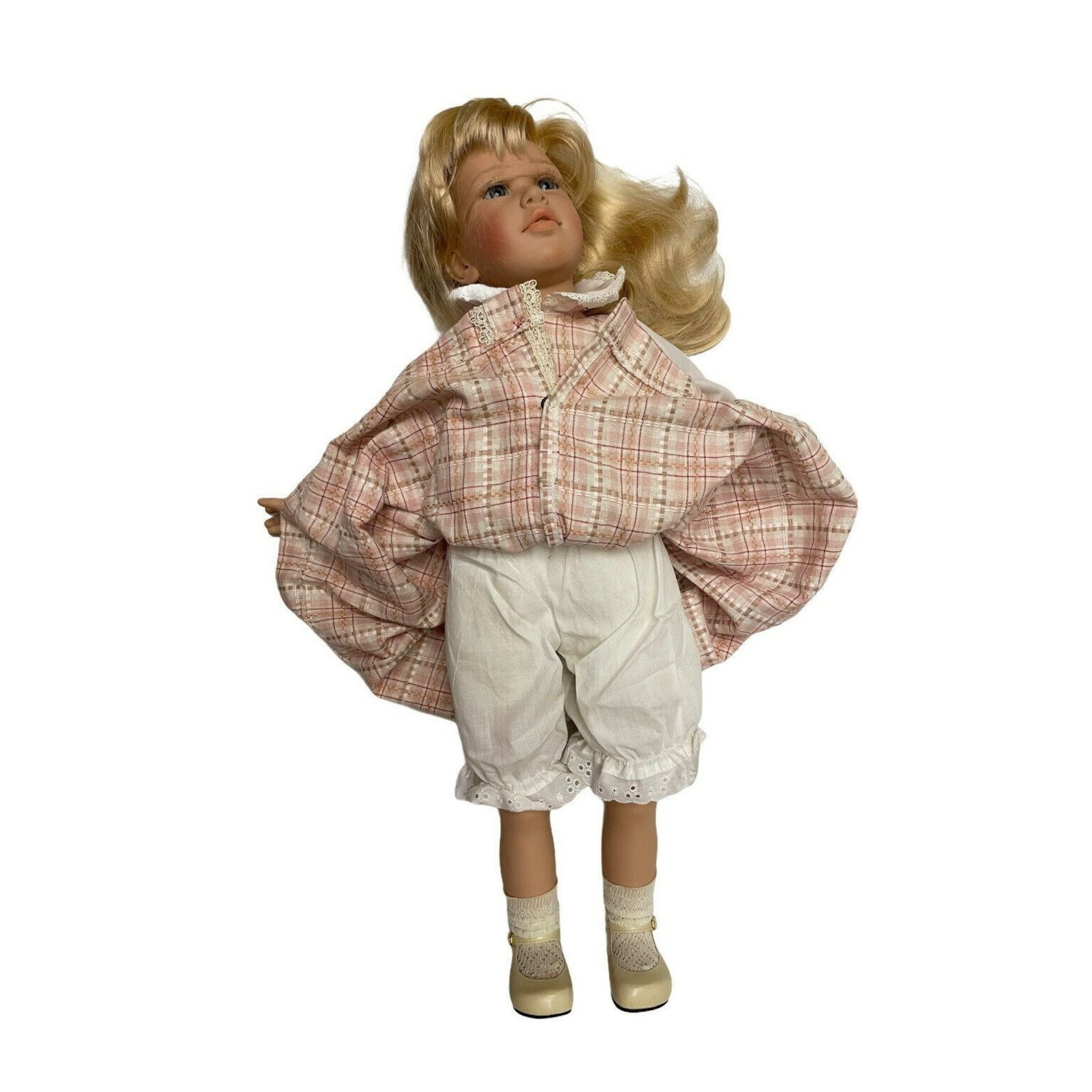 Vintage Toyse Ce Spain Doll Girl Blond Tall Vinyl Face and Lower Legs ...