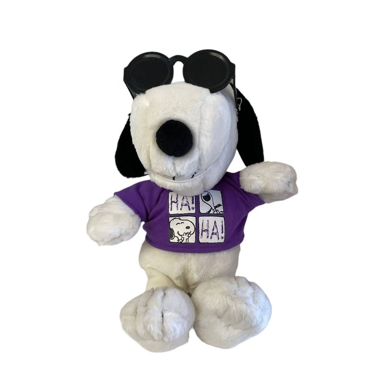 Vintage Hasbro Peanuts Stuffed Toy Laughing Snoopy Movable - Etsy