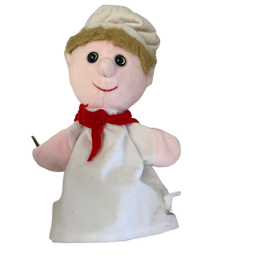 Kids Hand Puppets Stuffed Toy Machine Washable Chef 11 3/4" - Etsy