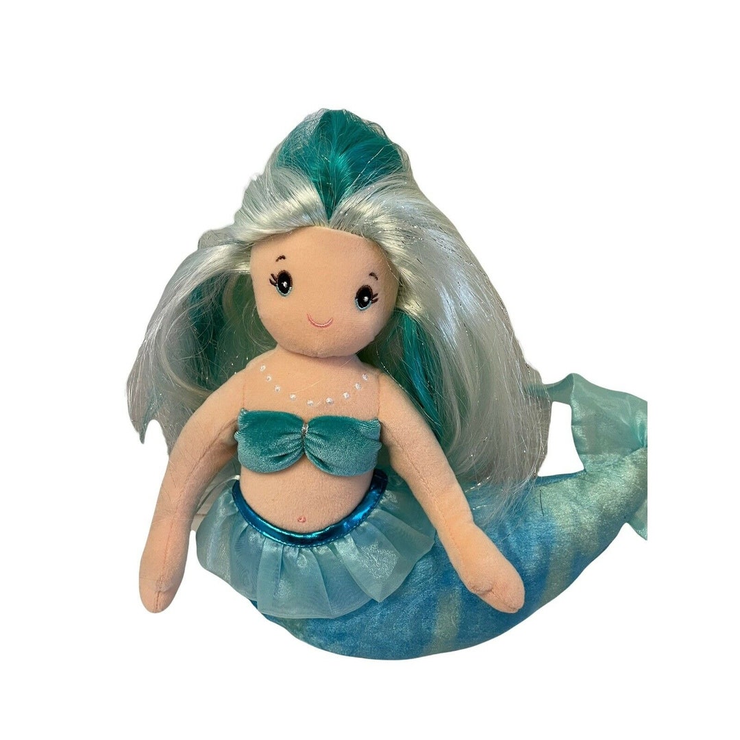 Douglas Plush AQUA Blue MERMAID Stuffed Doll Cuddle Toys - Etsy