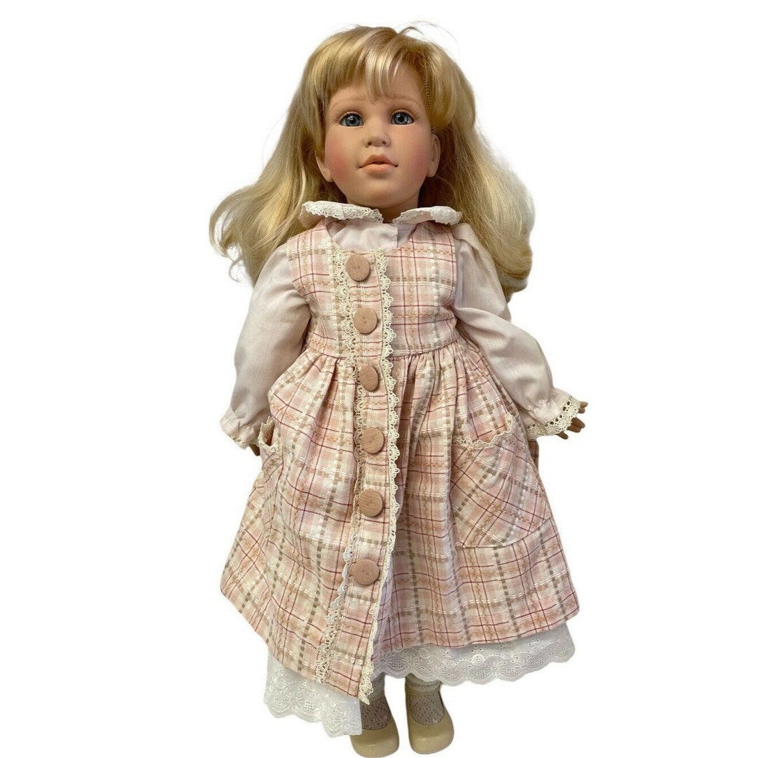 Vintage Toyse Ce Spain Doll Girl Blond Tall Vinyl Face and Lower Legs ...